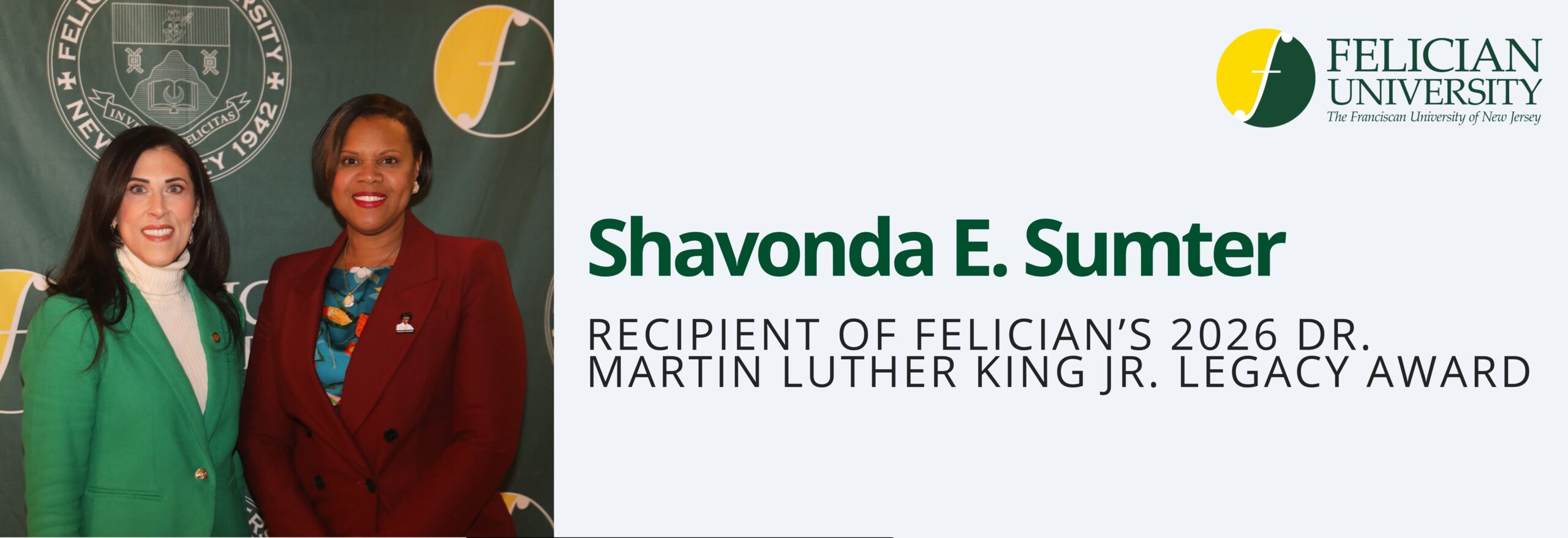 Celebrating Leadership in Justice: Shavonda Sumter Receives Felician’s ...